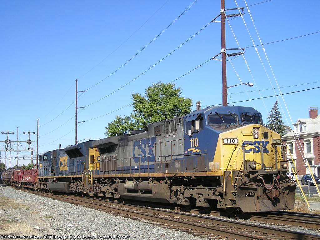 CSXT 110 & CSXT 4599 On CSX K 586